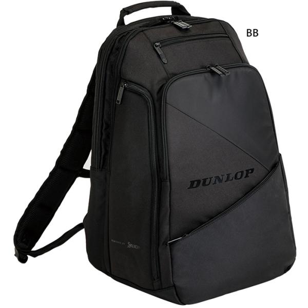 30リットル BB(ブラック×ブラック) 鞄 テニスバッグ ラケットバッグ スポーツバッグ おしゃれ オシャレ  カバン かばん バック バッグ ザック 男性用 女性用 ユニセックス 男女兼用 両用 DUNLOP 最安値に挑戦！