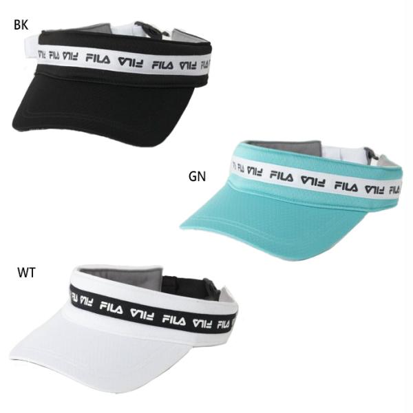 F(頭周り56cm) BK(ブラック) GN(グリーン) WT(ホワイト) スポーツ用品  レディース帽子 おしゃれ オシャレ かわいい 女性用 ウィメンズ LADY WOMEN FILA GOLF 最安値に挑戦！