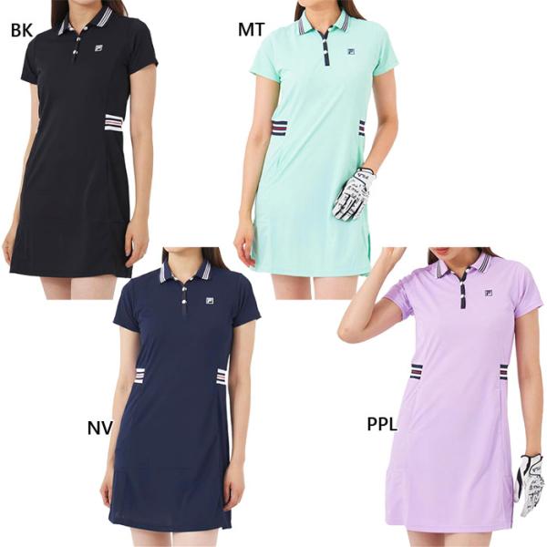 S M L LL 3L BK(ブラック) MT(ミント) NV(ネイビー) PPL(パープル) 大きいサイズ レディースシャツ レディースアウター おしゃれ オシャレ かわいい 女性用 ウィメンズ LADY WOMEN FILA GOLF ...