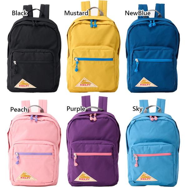 14リットル Black(ブラック) Mustard(マスタード) NewBlue(ニューブルー) Peach(ピーチ) Purple(パープル) Sky(スカイ) 鞄 カバン かばん バック バッグ ザック おしゃれ オシャレ キッズ ユ...