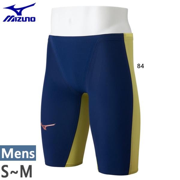 S M 84(Eネイビー×Lイエロー) メンズ水着 メンズ競泳水着 メンズ競泳用水着 男性水着 スイムパンツ おしゃれ オシャレ かっこいい 男性用 MEN Mizuno 最安値に挑戦！  ランキング受賞
