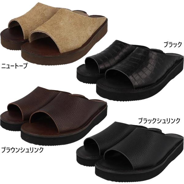 22.0cm 23.0cm 24.0cm 25.0cm 26.0cm 27.0cm 28.0cm ニュートープ ブラウンシュリンク ブラック ブラックシュリンク 靴 フットウェア メンズサンダル つっかけ おしゃれ オシャレ かっこいい レ...