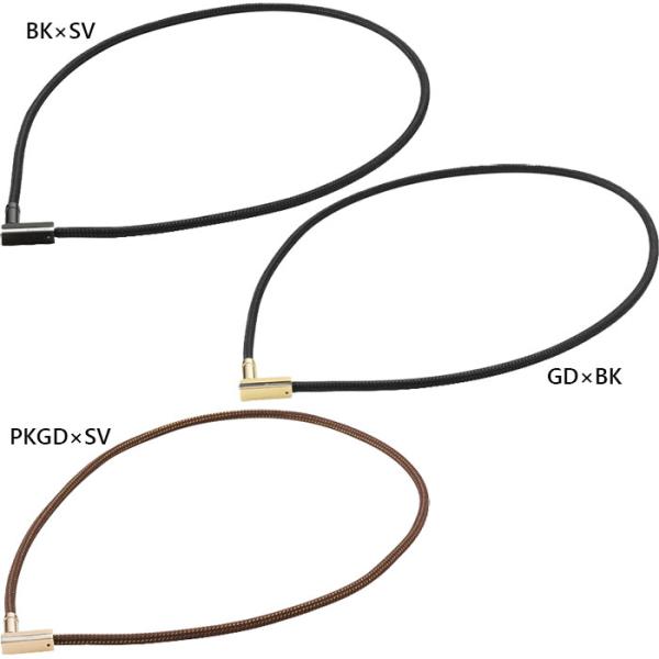 40cm 50cm BK×SV(ブラック×シルバー) GD×BK(ゴールド×ブラック) PKGD×SV(ピンクG×シルバー) おしゃれ オシャレ 男性用 女性用 ユニセックス 男女兼用 両用 最安値に挑戦！ phiten