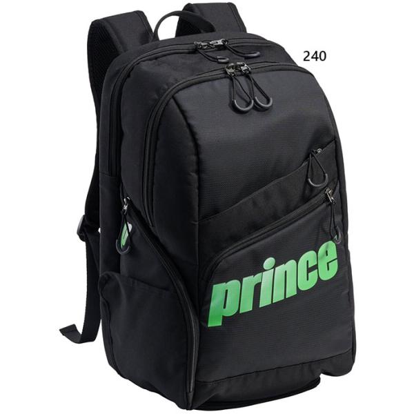 ワンサイズ 240(ブラック×グリーン) 鞄 テニスバッグ ラケットバッグ スポーツバッグ おしゃれ オシャレ カバン かばん バック バッグ ザック 男性用 女性用 ユニセックス 男女兼用 両用 最安値に挑戦！ prince