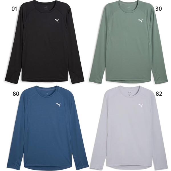 S M L XL XXL 01(プーマブラック) 30(グリーンムーン) 80(ダークインディゴ) 82(ビブラントシルバー) おしゃれ オシャレ かっこいい マラソンシャツ ランニングシャツ 男性用 MEN 最安値に挑戦！ PUMA