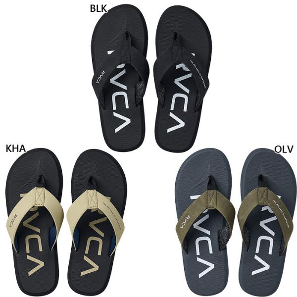 8(26.0cm) 9(27.0cm) 10(28.0cm) BLK(ブラック) KHA(カーキ) OLV(オリーブ) 靴 フットウェア メンズサンダル つっかけ おしゃれ オシャレ かっこいい 男性用 MEN 最安値に挑戦！ RVCA VA