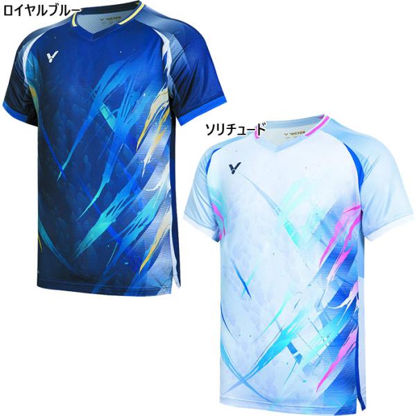 S M L XL XXL B(ロイヤルブルー) M(ソリチュード) 大きいサイズ メンズテニスウェア おしゃれ オシャレ かっこいい  テニスウェア バドミントンウェア かわいい 男性用 女性用 ユニセックス 男女兼用 両用 VICTOR ...