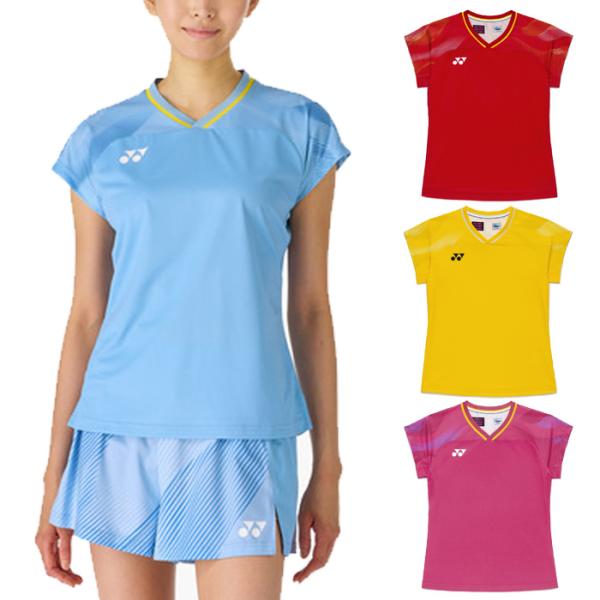 S M L O XO 212(ブライトレッド) 221(ヤマブキ) 327(マゼンダ) 653(ジュエルブルー) テニスウェア バドミントンウェア おしゃれ オシャレ かわいい 女性用 ウィメンズ LADY WOMEN 最安値に挑戦！ YONEX