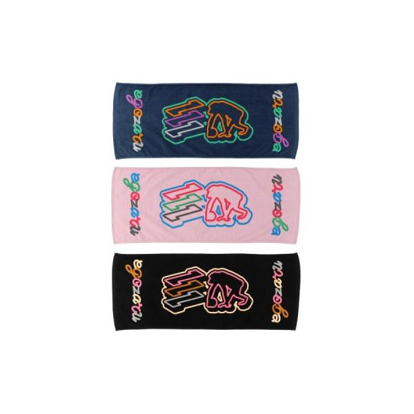 【カラー】ブラック/ピンクドッグウッド/ポセイドン【サイズ】87cm×34cm【素材】綿100％【品番】EZSS25UTW006【商品説明】マルチスクリプトのグラフィックを配したスポーツ用フェイスタオル。日本が世界に誇るタオルの産地で製造さ...