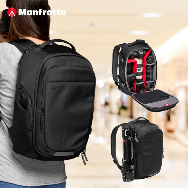 OUTLET： パッケージ不良や生産完了品などの未使用品。1年間製品の基本保証あり。コンパクトながら収納力も十分な軽量カメラバックパック70-200mm f/2.8相当のレンズを装着した一眼カメラと交換レンズを収納可能保護性能に優れた機材専...