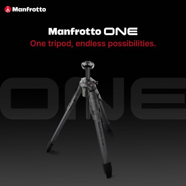 OUTLET： パッケージ不良や生産完了品などの未使用品。1年間製品の基本保証あり。Manfrotto ONE ハイブリッド カーボンファイバー三脚One Tripod. Endless Possibilities.Manfrotto ON...