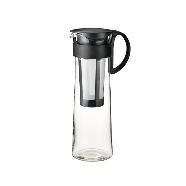 【商品名】　HARIO(ハリオ) 水出し珈琲ポット ブラック 1000mL コーヒー ピッチャー コールドブリュー 日本製 MCPN-14-B 【商品説明】　・ガラスボール：耐熱ガラス、フタ・ハンドルバンド・ストレーナーフレーム：ポリプロピ...