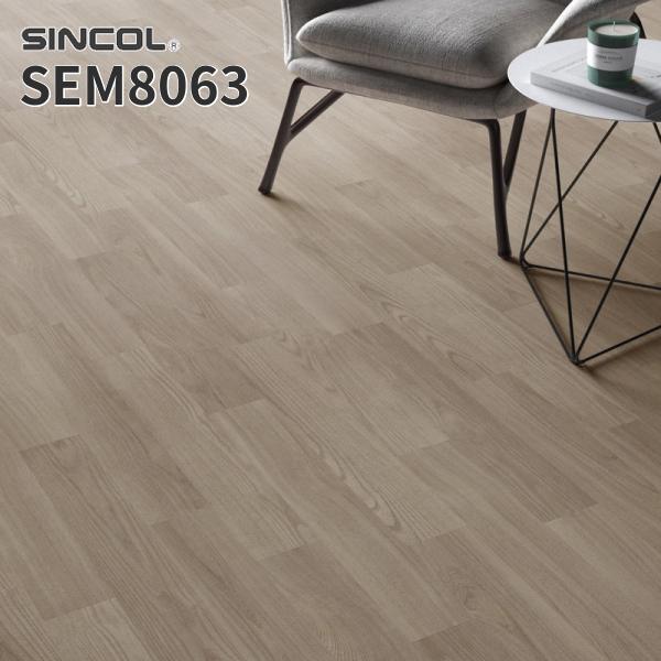 ■メーカー：シンコール ■品番：SEM8063■旧品番（廃盤）：SEM9261■タイプ名エブリアウッド■標準価格4,100円／m2　7,460円／m（税別）■規格2mm厚／182cm巾■板巾約10.1cm■柄マッチナシ■タイル柄-■機能性ノ...