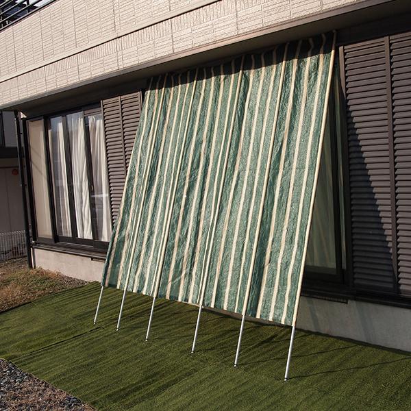 強い日差しも部屋の中では心地よい光に。軽量で女性にも組み立てやすい。幅2900mm×奥行2600-3000mm生地サイズ　3000×2990mmパイプ直径18.8φ/22.1φ/25φ　　mm支柱：スチール:エポキシ樹脂粉体塗装帆布：ポリエチレン