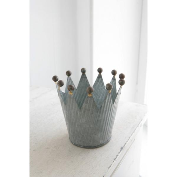 巾13　奥行13　高さ12　口径10.5材質：ブリキ、アンティーク調備考：深さ7.8cm※防水処理は施されておりません。---------------------------おしゃれ 家具 家具調 DIY おしゃれ雑貨 おしゃれ棚　アンティ...