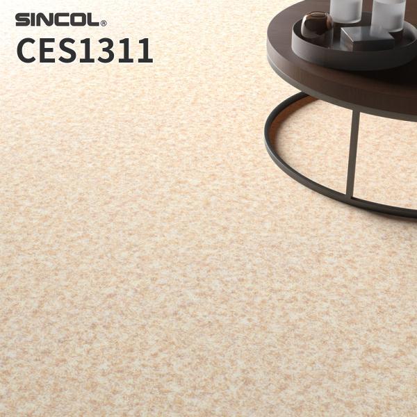 ■メーカー：シンコール ■品番：CES1311■旧品番（廃盤）：CES5429■タイプ名CES■メーカー定価3,450円／m2　6,280円／m（税別）■規格2.0mm厚／182cm巾■板巾-■柄マッチナシ■タイル柄-■機能性抗ウイルス／消...