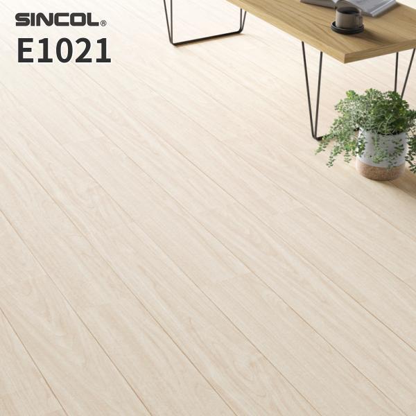 ■メーカー：シンコール ■品番：E1021■旧品番（廃盤）：E5021■タイプ名E■メーカー定価3,150円／m2　5,740円／m（税別）■規格1.8mm厚／182cm巾■板巾約15.2cm■柄マッチタテ91cm　ヨコ91cmステップ柄■...