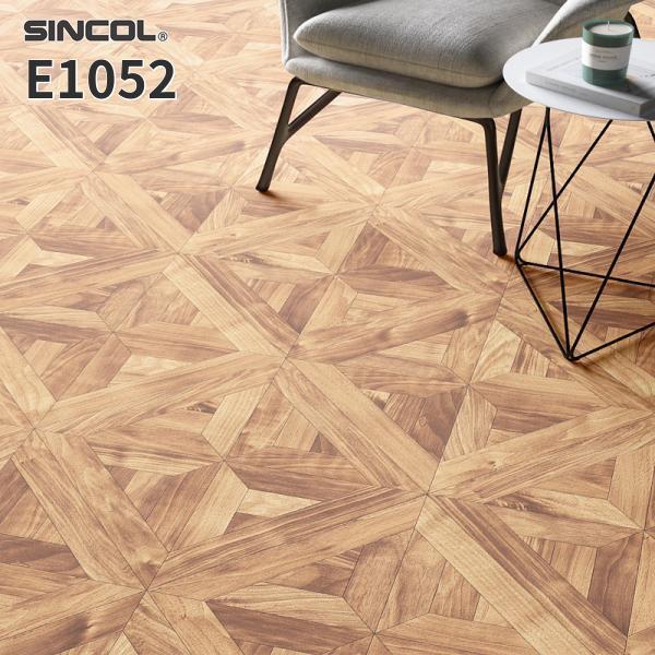 ■メーカー：シンコール ■品番：E1052■旧品番（廃盤）：E5052■タイプ名E■メーカー定価3,150円／m2　5,740円／m（税別）■規格1.8mm厚／182cm巾■板巾約6cm■柄マッチタテ91cm　ヨコ91cmステップ柄■タイル...