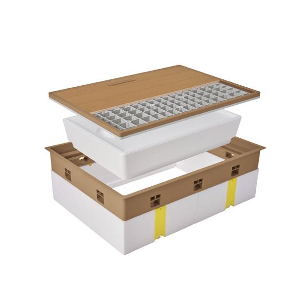 型：高断熱型種別：600×600タイプ：クッションフロア合わせタイプ ※厚さ 1.8〜2.0mmに対応開口寸法：606×606 mmフローリング切断寸法：577.5×577.5 mm色・柄：アイボリー（IV）・ナチュラル（NL）・ミディアム...