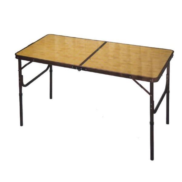 ■素材天板/合成樹脂化粧MDF、フレーム 脚部/アルミニウム■原産国中国■採寸Lサイズ:組立時サイズ(約)幅120×奥行60×高さ40/70cm（高さ2段階）、収納時サイズ 幅60×奥行60×高さ7cm、重量(約)4.5kg、耐荷重30kg