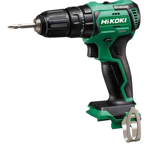 ■採寸DV12DD (NN):電圧10.8V、最大トルク高速15／低速38N・ｍ、クラッチ20段、穴あけ能力モルタル8鉄工10／木工29mm／アルミ12mm、回転数高速1,700／低速440