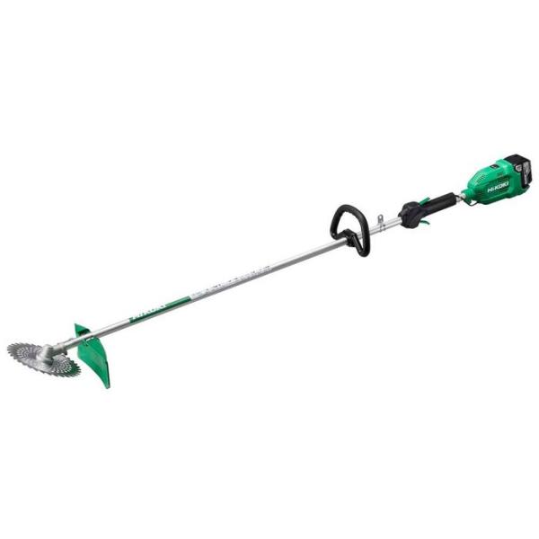 ■採寸18V:商品サイズ 幅220×奥行1800×高さ214mm、重量3.4kg、モーター直流モーター、操作ハンドルループハンドル、刈刃チップソー（外径230mm×内径25.4mm×刃数34）、取付ねじ径左M10、無負荷回転数エコ：4,30...