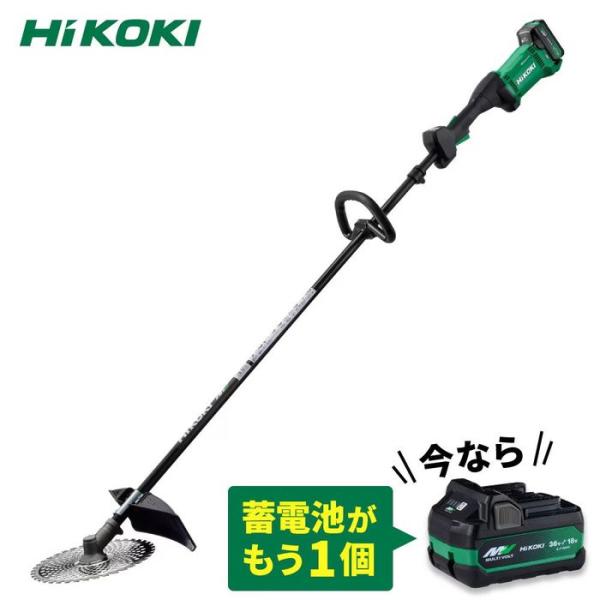 ■採寸36V:商品サイズ 幅246×奥行1840×高さ193mm、重量4.5kg、操作ハンドルループハンドル、刈刃チップソー（外径255mm×内径25.4mm×刃数40）、取付ねじ径左M10、無負荷回転数エコ：3,000min-1、オート：...
