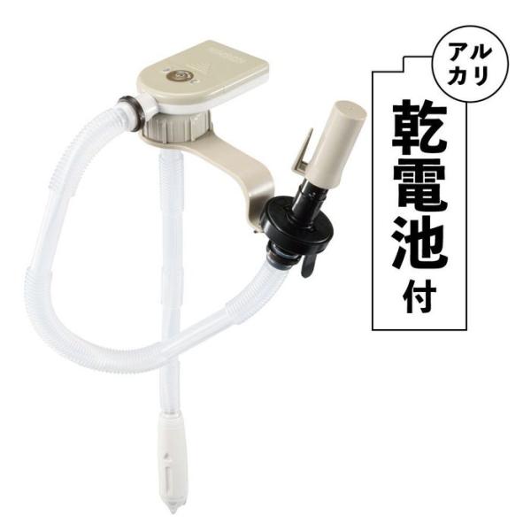 ■採寸EP-803MLD:仕様灯油かん固定式、吐出量8L／分、使用液灯油