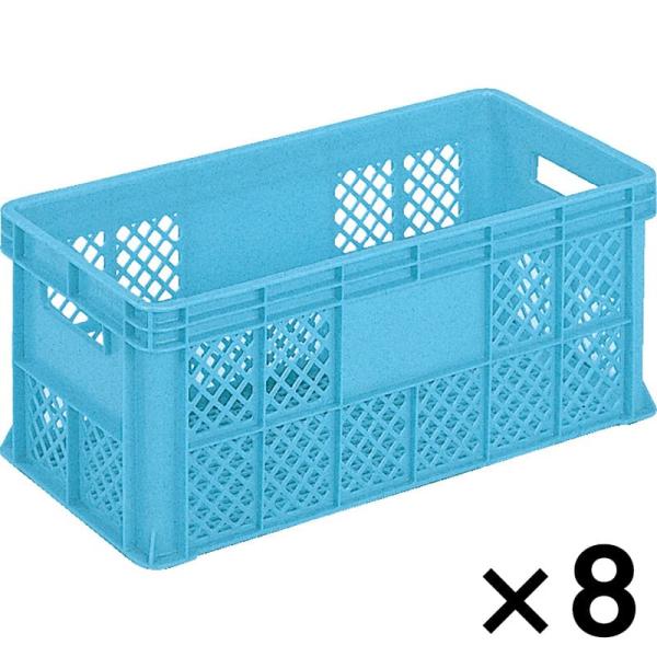 【仕様】●生産国: 日本●品番: 103800●色: ライトブルー●外寸 : 625×295×250mm ●内寸: 595×265×243mm ●有効内寸: 590×260×235mm ●圧縮荷重: 18.96kN(1935kgf) ●材質...