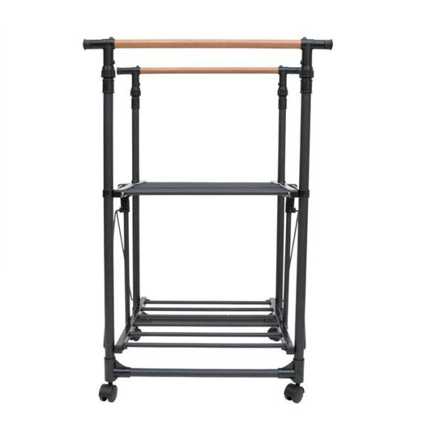 ■採寸高さ92.5cm:使用時サイズ 約幅62.5〜99×奥行50×高さ92.5〜155cm