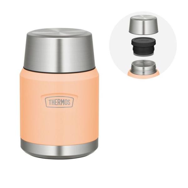 ■採寸500ml:本体寸法約幅10.0×奥行10.0×高さ15.5cm、容量0.5L、保温効力（6時間）65℃以上、保冷効力（6時間）11℃以下