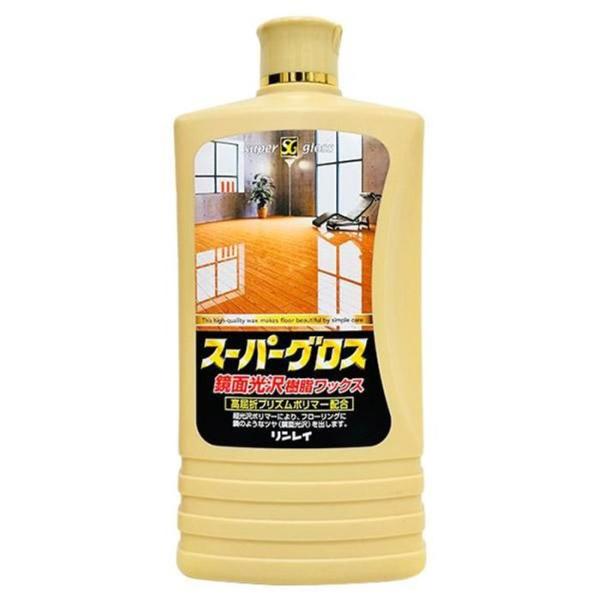 ■採寸1.0L:内容量1L、液性水性（樹脂系）、使用量目安1平方メートル当たり10ml（1本で約60畳分）、用途フローリング床（樹脂塗装された木製の床）、ビニール製の床