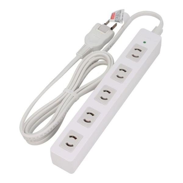 ■原産国中国■採寸2.0m:AC差込口定格125V 15A、使用温度範囲-10℃〜40℃、規格合計1500Wまで、コード長2m