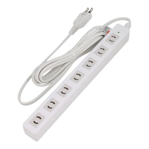 ■原産国中国■採寸3.0m:AC差込口定格125V 15A、使用温度範囲-10℃〜40℃、規格合計1500Wまで、コード長3m