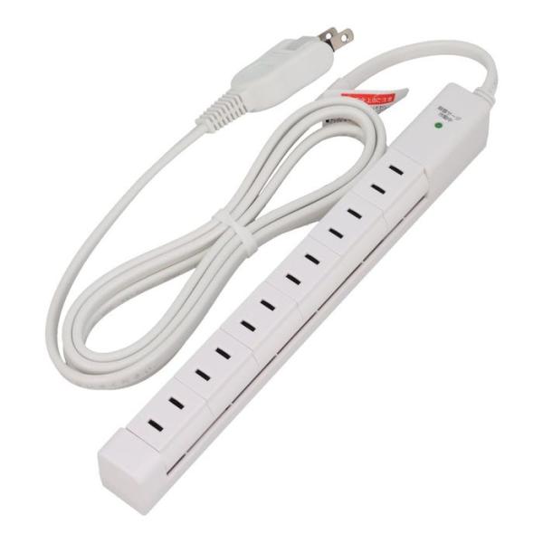 ■原産国中国■採寸2.0m:AC差込口定格125V 15A、使用温度範囲-10℃〜40℃、規格合計1500Wまで、コード長2m