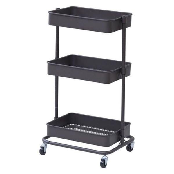 ■素材フレーム・バスケット：スチール（エポキシ樹脂塗装） キャスター：ポリプロピレン、テーバースリーブ、ABS樹脂■原産国中国■採寸幅45.5×奥行36×高さ81cm:商品サイズ幅４５５×奥行３６０×高さ８１０ｍｍ、重量４．５kg