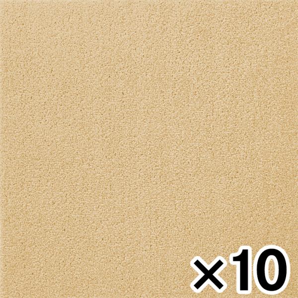 仕様●重量: (約)820g●商品サイズ(mm): 幅400×奥行400×高さ9●組成:パイル BCFナイロン 100％、バッキング 塩ビ樹脂＋吸着加工付きフェルト●規格:パイル長 5mmレベルカットパイル●カラー:クリーム●機能:撥水・手...