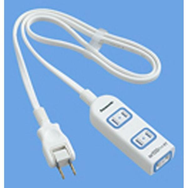 ■採寸2.0m:コンセント差込口数3個口、コード長さ2m、定格15A 125V