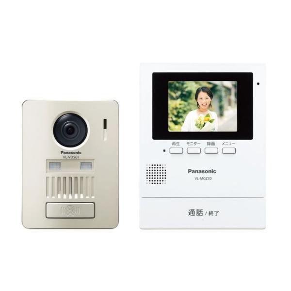 ■素材ＡＢＳ樹脂、難燃性樹脂■原産国ベトナム■採寸VLーSGZ30:室内親機サイズ約幅129×奥行29×高さ169mm、玄関子機サイズ約幅99×奥行37.2×高さ131mm、モニターサイズ約3.5型、録画機能あり