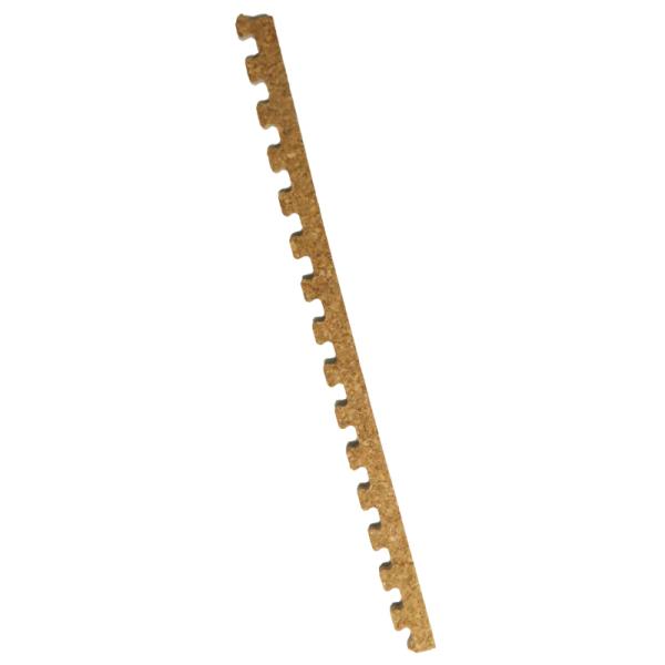 【仕様】生産国: 中国製重量: (約)47gサイズ: 約44.5×2.5ｃｍ 厚さ: 約0.8ｃｍ 材質: 表面/コルク、裏面/ポリエチレン 内容: サイド縁4本【特長】コルクマットと組み合わせる使用すると見た目がきれい隙間にホコリなど入りにくい