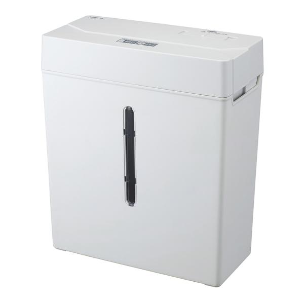 仕様生産国: 中国重量: (約)3,800g商品サイズ(mm): 幅308×奥行148×高さ350品番: NSE-C101LG投入幅：紙/216mm（A4対応）細断形状：紙/クロスカット細断寸法：約5×37mm最大細断枚数：紙/5枚（A4上...