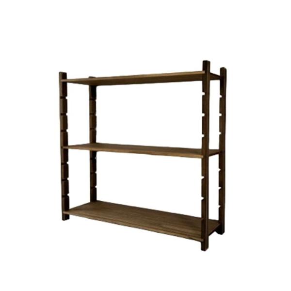 ■原産国中国■採寸910×300mm:商品サイズ幅910×奥行300×高さ870mm特長●年代(Age）を重ねた古材のような風合いをハンドメイド●棚板3枚+柱4本+ネジがセットになっています※品質向上のため予告なく仕様を変更する場合がござい...