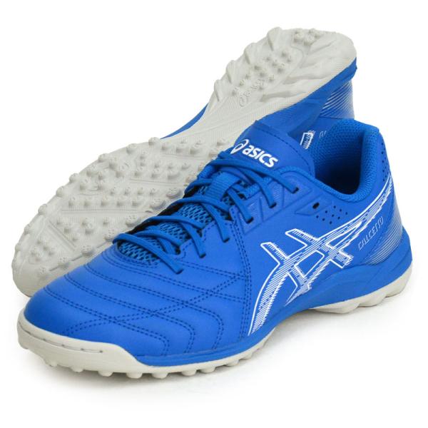 asics CALCETTO WD 9 TF (カルチェット)優れた安定性とクッション性を求めるフットサルプレーヤーにおすすめのワイドラストのトレーニングモデルです。E.V.A.ミッドソールがクッション性を高め、アッパーの前足部にはストレッ...