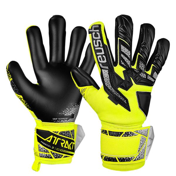 reusch アトラクト フリーゲル シルバーソフトなラテックスを使用し、ハードショットに対する衝撃吸収力強化に特化したモデルです。■パーム:ロイシュグリップシルバー■カット:エボリューションネガティブカット■カフエラスティックカフ■サイズ...