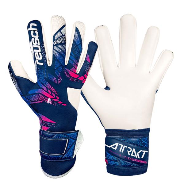 reusch アトラクト リグ リップ表面に粘着性が高くグリップ力のあるラテックスを使用し、その下に耐久性の高いラテックスを使用する2層構造の「RE:GRIP」を採用。ネガティブカットと安定感が高いステディカフで手が小さめ・手首細めの方にも...