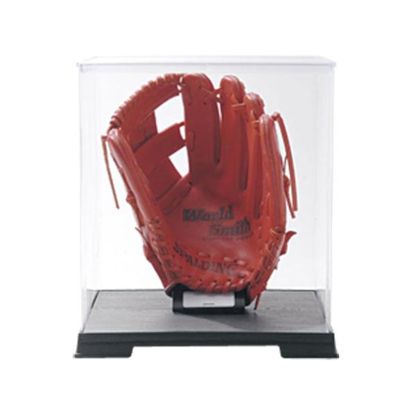 記念のグラブ・ミットが鮮やかに飾れる本格的ディスプレイケースです。グラブは別売りです。'サイズ：27ｃｍ角×高さ30ｃｍグラブ一般用材質：スチロール樹脂、ＰＶＣ【カラー】ヒーローボックス・ジーワン