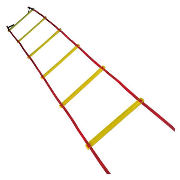 基礎体力つくりに、サッカーステップの練習に最適'長さ５．７ｍ×幅５０ｃｍラダー取付け間隔４０ｃｍ（可動式により間隔調整可能）、ラダープレート１３枚材質：ポリプロピレン重量：約０．８ｋｇ台湾製【カラー】ラダートレーナー
