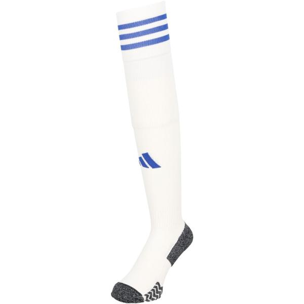 ゴールキーパーシャツと組になったカラーのゴールキーパーソックス。素材：リサイクルポリエステル８４％、綿１１％、ポリウレタン５％【カラー】(whtblu)