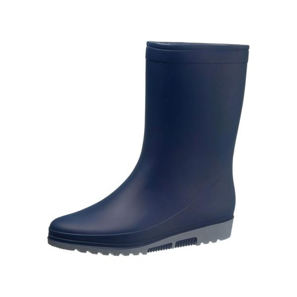大人の女性向けのレインブーツ。雨の日にピッタリな1足です。また、ガーデニン家庭菜園などの用途にもおススメ。シンプルで飽きが来ず、通年お履きいただける長靴です。原産国：日本サイズ：22.0 〜 25.0cm足囲：2E素 材：マテリアル：PVC...