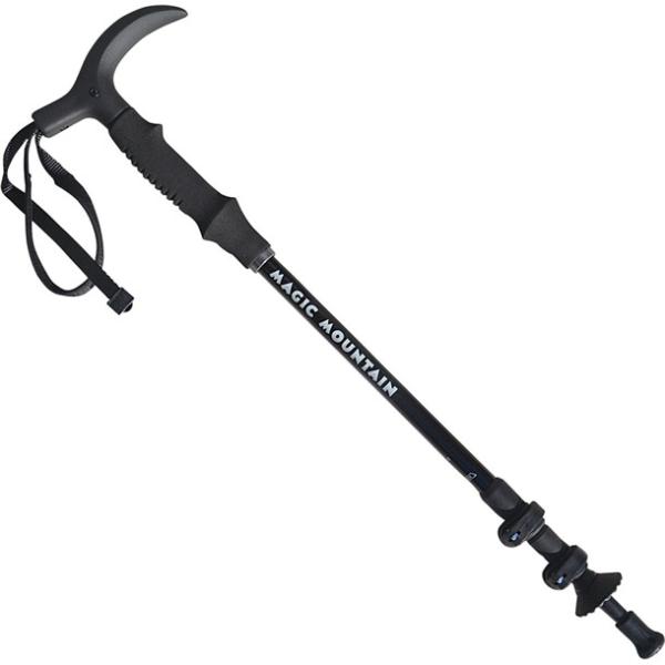 ポール素材：ジュラルミン_6061/6061/7001サイズ：伸縮長_120-61_ｃｍ、ポール径_16-14-12_ｍｍ重さ：_295_ｇ（ラバープロテクター付き）【カラー】(blk)